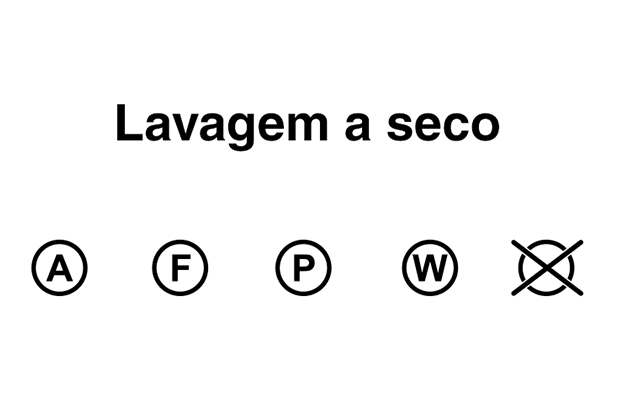Símbolos de lavagem a seco: entenda o significado da etiqueta!